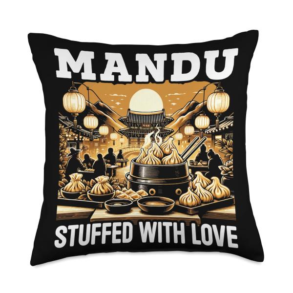 ・Mandu Asian Food Foodie South Korea Korean Dumpling. This Mandu: Stuffed with Love is for men and women who loves eatin...