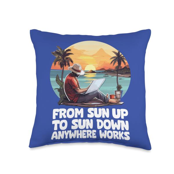 ・This From Sun Up To Sun Down Anywhere Works is for a remote worker who do freelancing and side hustle online. Awesome f...