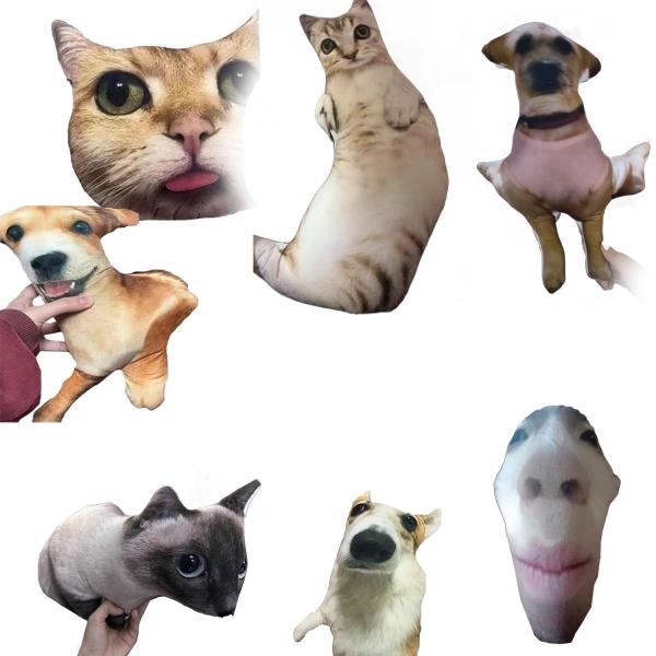 ・【Customized Ugly Pet Pillows】Personalized ugly customized pet pillow very ugly funny pillow, the longest side is 35, 45...