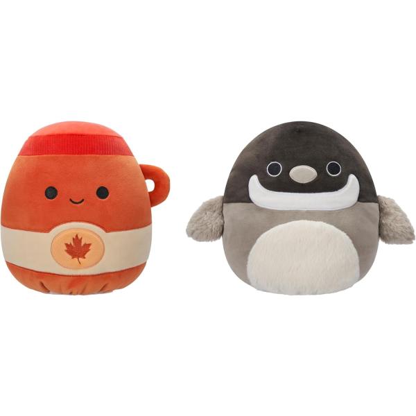 ・Squishmallows FlipAMallows are made with ultrasoft, high-quality material.・This plush flips between Jeremiah the Maple ...