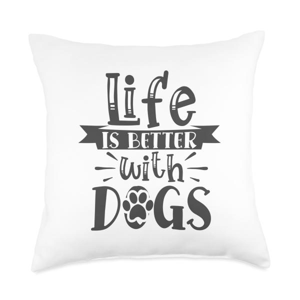 ・Life is just better with dogs, and this funny product is perfect for any dog lover. Show off your love for your furry f...