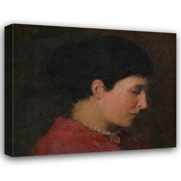 ・作者：Abbott Handerson Thayer・タイトル：Portrait Head・キャンバスサイズ：24x20インチ・99年間退色しない高品質アーカイブキャンバス使用のジークレープリント・フィギュラティブ、アメリカン