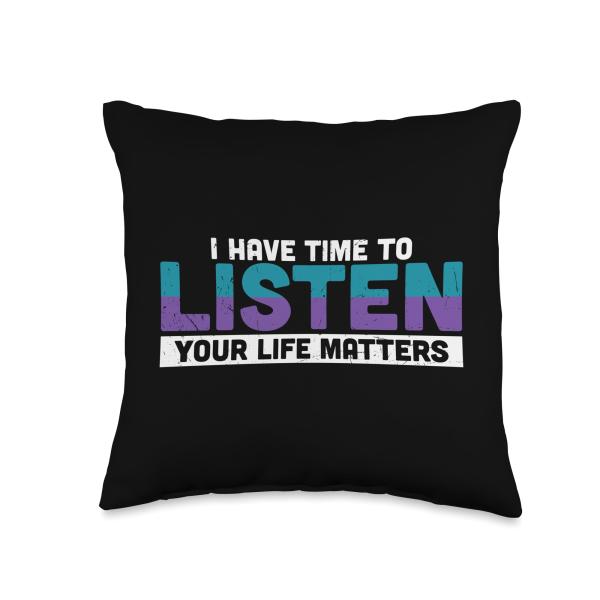 ・Mental Health Awareness design. This design stands for I Have Time To Listen Your Life Matters and is said to raise awa...