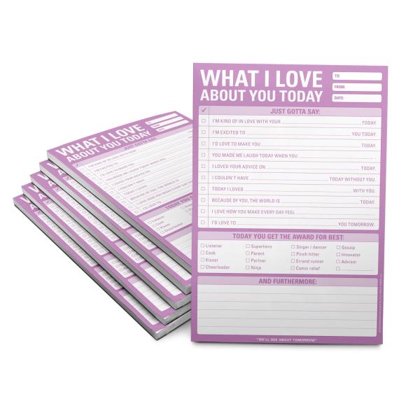 ・Includes: six (6) notepads, 6 x 9-inches, 60 sheets each. Knock Knock Pads have hard chipboard backing, and are printed...