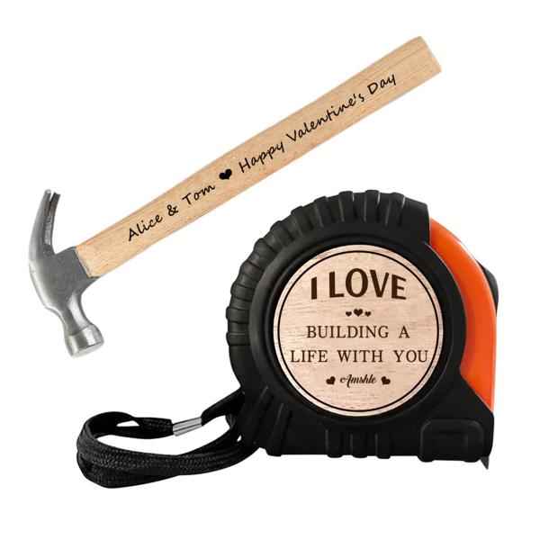 ・Valentine's Day/Anniversary Tool Set:The length of the Valentine's Day/Anniversary Tool Set tape measure is 10ft/3m, wh...