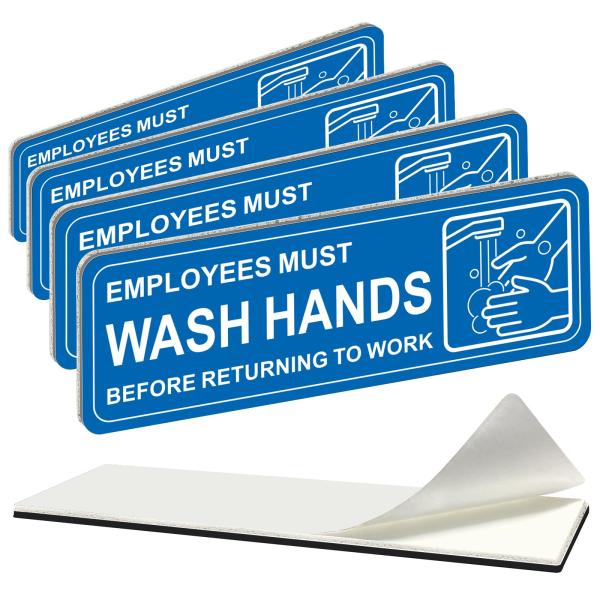 ・【ビジネスに役立ちます】保健部門の規制を遵守することを目的とする企業に最適です。i-CowFunの従業員は手を洗わなければなりません。従業員が手を洗うことを常に思い出させるものとなり、健康侵害を防ぎ、清潔で衛生的な職場環境を維持するのに役...