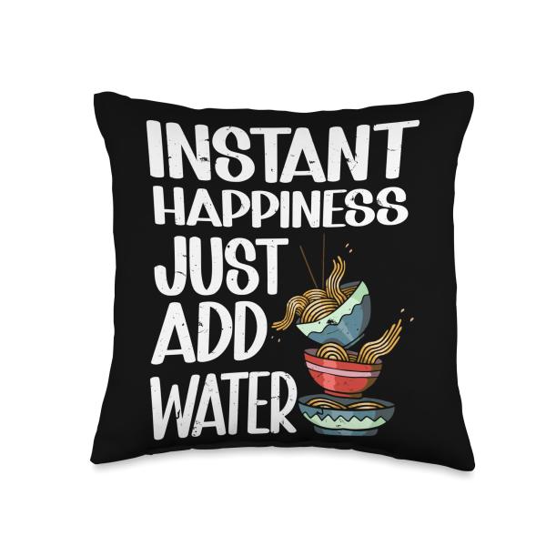 ・Instant happiness just add water・Ramen quote for any Japanese noodle soup lover. Perfect for every ramen lover who enjo...