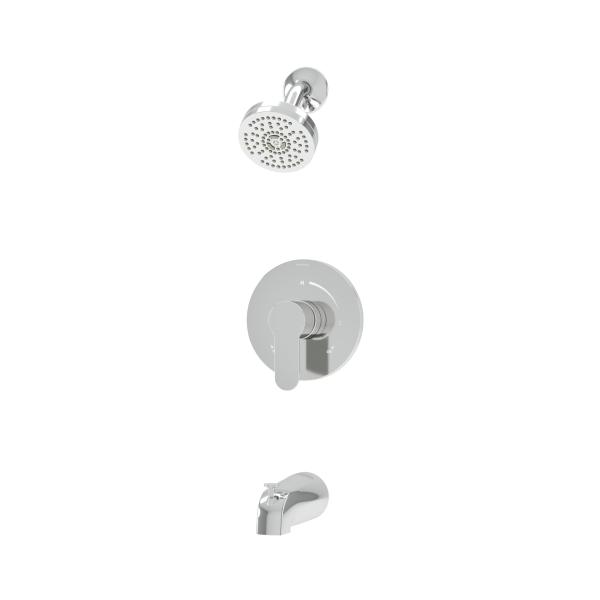・Identity tub and shower trim kit・4 inch round showerhead・HydroMersion (TM) technology enhances water pressure and force...