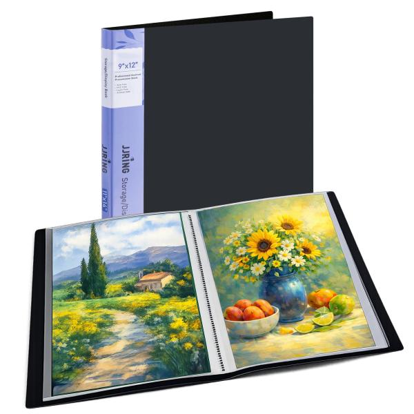 ・Transparent Pages: Each sleeve comes with a black inner paper to make your files free from wrinkles. Crystal clear shee...