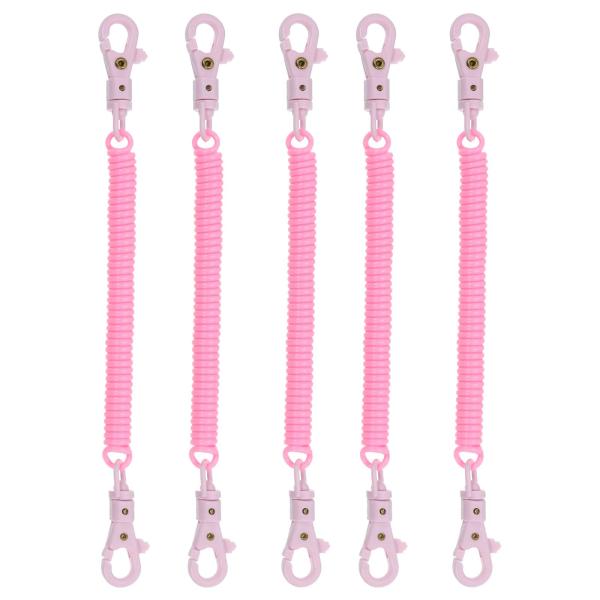 ・Keychain Diameter: 25mm / 1 inch; Spiral Length: 120mm / 4.7 inch; Overall Length: 200mm / 7.87 inch; Package List: 5 x...