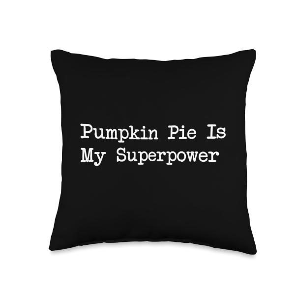 ・Designed for pumpkin pie aficionados, this item combines seasonal dessert love with wit. Perfect for Thanksgiving, fall...
