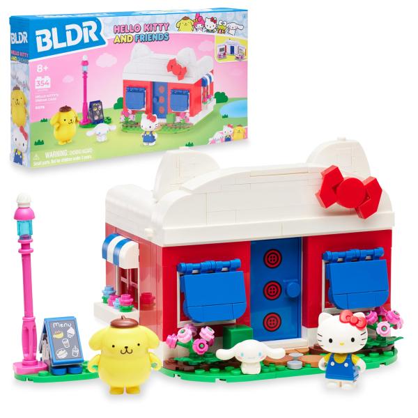 ・HELLO KITTY'S DREAM CAFE Discover Hello Kitty's charming caf〓 with this building set, featuring a menu board filled wit...