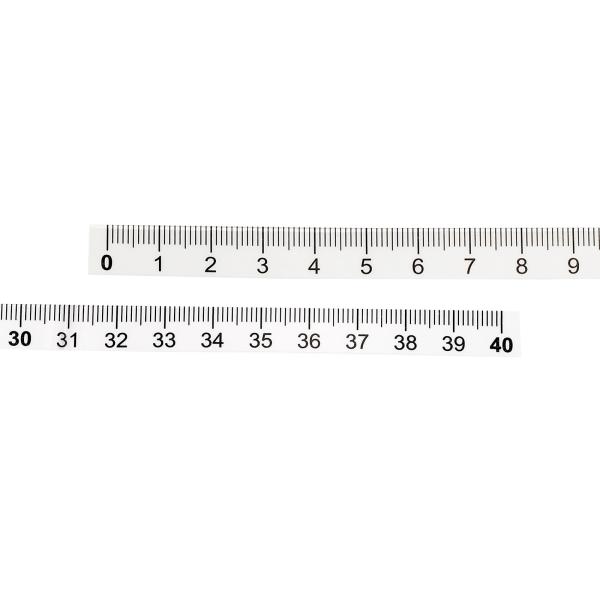 ・Size: Color: Transparent; Material: Coated paper; Measure Range: 0cm-40cm; Width: 1cm / 0.4 inch; Package List: 10 x Ad...