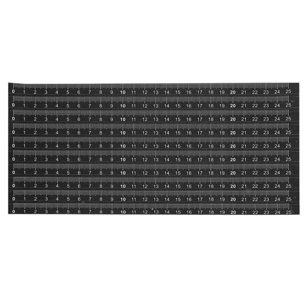 ・Size: Color: Black; Material: Coated paper; Measure Range: 0cm-25cm; Width: 1cm / 0.4 inch; Package List: 10 x Adhesive...