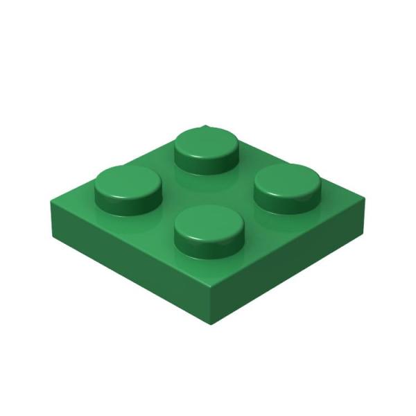 ・[Product Name]: Green 2x2 Plates・[Product Specification]:100 pcs, bulk Green Plate 2x2・[Compatible With]: This bulk Pla...
