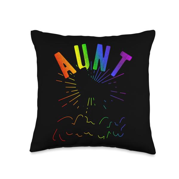 ・Aunt Of The Roller Girl Roller Skate Aunt. Eye-catching roller skate design with a splash of rainbow colors for a fun l...