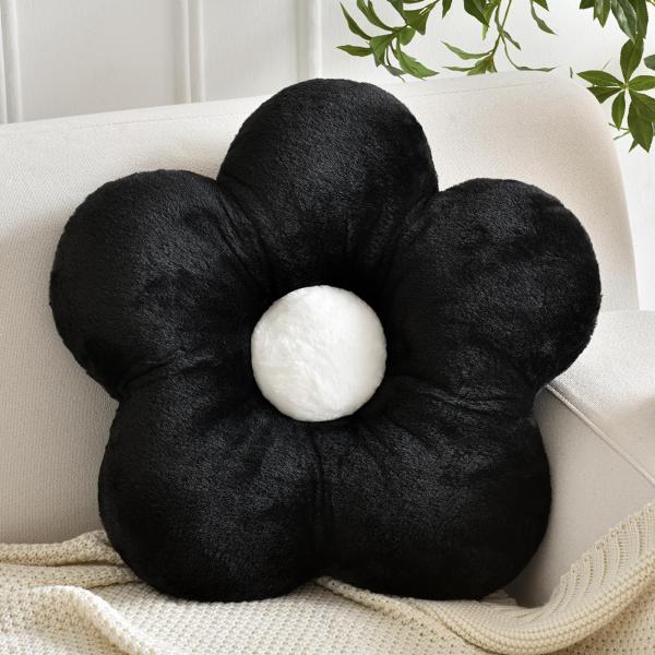 ・Soft and Comfortable: These dorm decoration flower pillows are made of high quality artificial rabbit fur. The flower p...