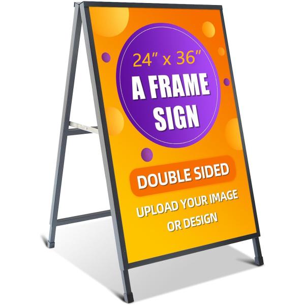・Sturdy and Durable: The sign holder is painted in classic black and is made of high-quality painted iron, which is stur...