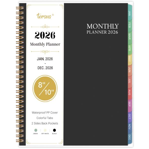 ・2026 Monthly Planner Overview - Spanning January 2026 through December 2026, this 2026 calendar monthly planner include...