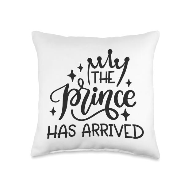 ・Make a regal entrance with this "The Prince Has Arrived" crown print. Perfect for royal themed parties, birthdays, or j...