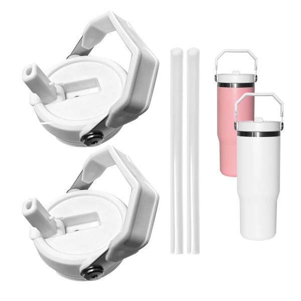 ・【Perfect Combination】-Our flip tumbler lid is only Compatibility with 20oz/591ml and 30oz/887ml for stanley cup.Other s...