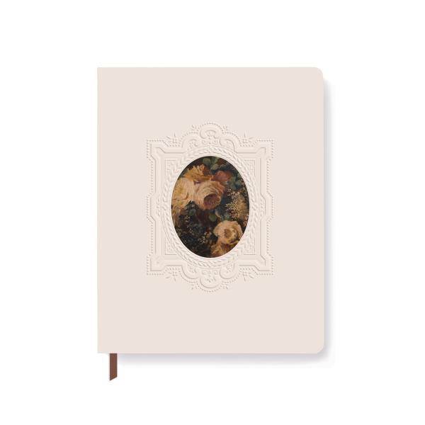 ・Created with Fringe found antique artwork・7.5" w x 9.5" h・208 lined pages・Ribbon bookmark・Produced responsibly with FSC...