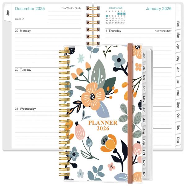 ・2026 Planner - Pocket planner from January 2026 - December 2026, this planner 2026 covers 12 months of weekly and month...