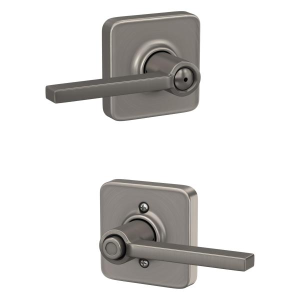 ・IDEAL USE: Privacy function is perfect for use on bedroom and bathroom doors where locking may be desired; push button ...