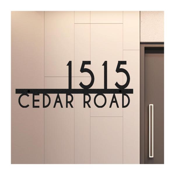 ・DURABLE GALVANIZED STEEL: Constructed from high-quality galvanized steel, our custom metal house number plaques are bui...