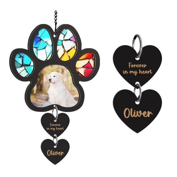 ・PHOTO CUSTOMIZATION: Instead of a generic design, this suncatcher features a photo of your actual pet, transforming it ...