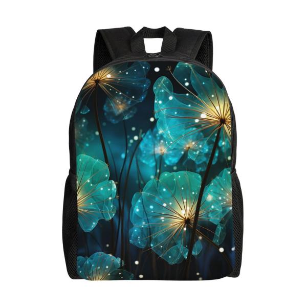 ・High-quality materials: The travel canvas backpack is made of encrypted water-repellent oxford cloth (polyester), durab...