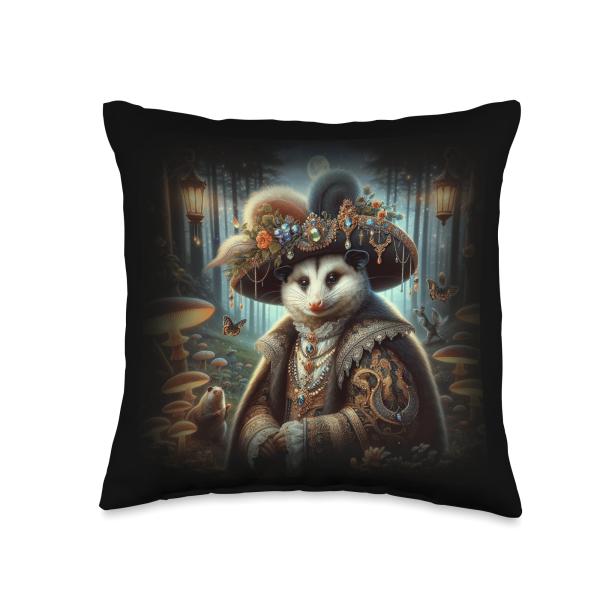・Celebrate the surreal and whimsical with this clever possum king design, perfect for nerdy and geeky animal lovers. Che...