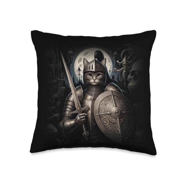 ・Celebrate the surreal and whimsical with this clever Cat Kitty Knight Soldier design, perfect for nerdy and geeky anima...