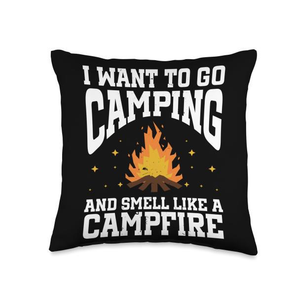 ・I just want to go camping and smell like campfire・Funny camping saying for all those who like to camp in a van or tent,...
