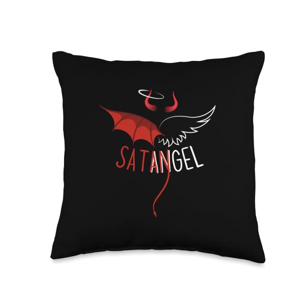 ・Half angel half devil apparel with striking wings and horns, symbolizing balance of light and dark. Perfect for goth, e...
