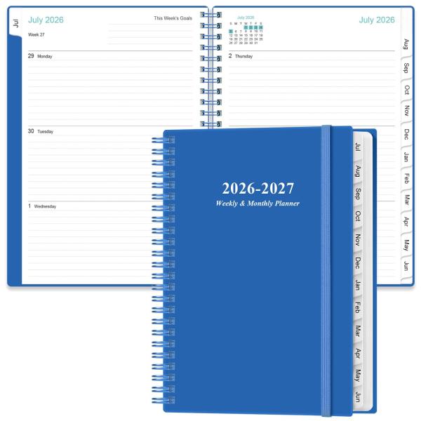 ・2026 Planner - Planner from July 2026 - June 2027, this planner 2026-2027 covers 12 months of weekly and monthly pages,...