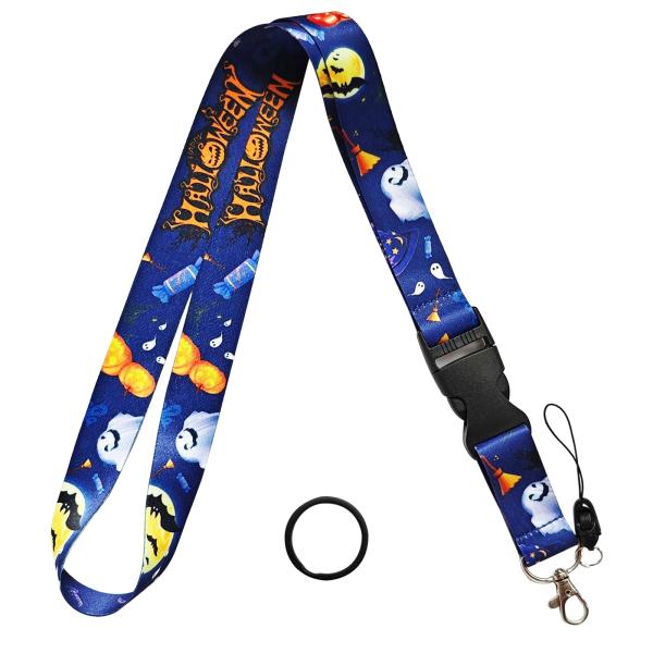 ・SPOOKY HALLOWEEN THEME: Get into the spirit with our exclusive Halloween lanyard! Featuring a vibrant night scene with ...