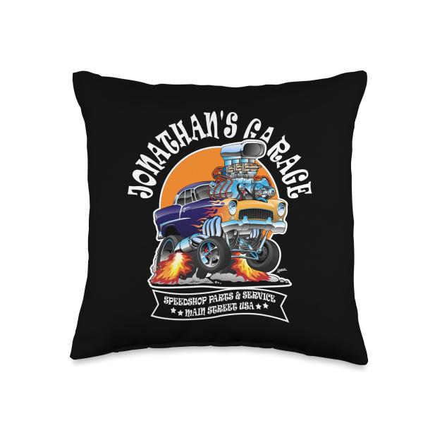 ・Awesome Jonathan's Garage Main Street USA hotrod classic car design perfect for anyone with the name Jonathan, son, fat...