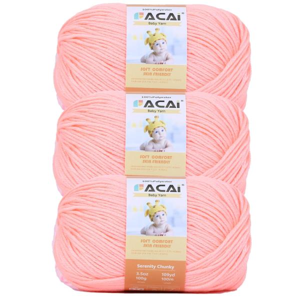 ・鮮やかな色:赤ちゃんのプロジェクトのニーズに合わせて、さまざまな明るいパステル調の色合いがあります。・柔らかい糸:このアクリル100%糸は柔らかく、赤ちゃんのデリケートな肌にやさしく、心地よい毛布や帽子などを編むのに最適です。・【多用途】...