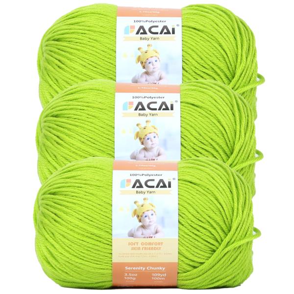 ・鮮やかな色:赤ちゃんのプロジェクトのニーズに合わせて、さまざまな明るいパステル調の色合いがあります。・柔らかい糸:このアクリル100%糸は柔らかく、赤ちゃんのデリケートな肌にやさしく、心地よい毛布や帽子などを編むのに最適です。・【多用途】...