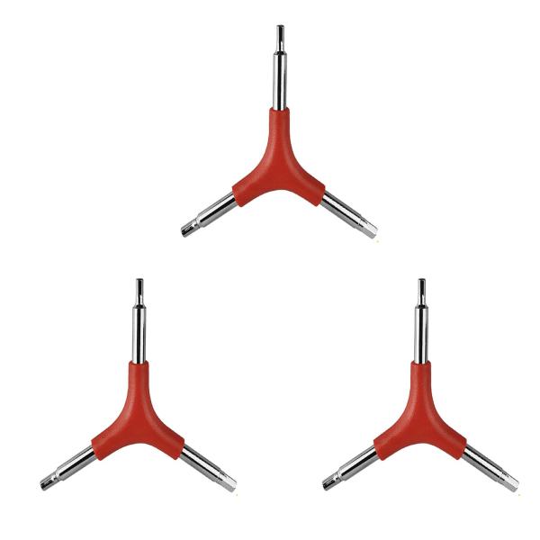 ・3-in-1: Handy and practical 3-way wrench tool that combines 4mm (0.16in), 5mm (0.2in) and 6mm (0.24in) hex nut sockets ...
