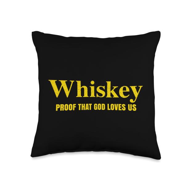 ・This design is perfect for whiskey lovers. It says, "Whiskey Proof That God Loves Us." Ideal for those who enjoy a good...