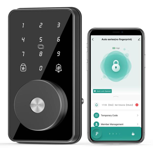 ・【Multiple Ways To Access】MOUSETRO Smart Door Lock comes with Passcode; App; IC Key Fob; and Mechanical Key. Provide the...