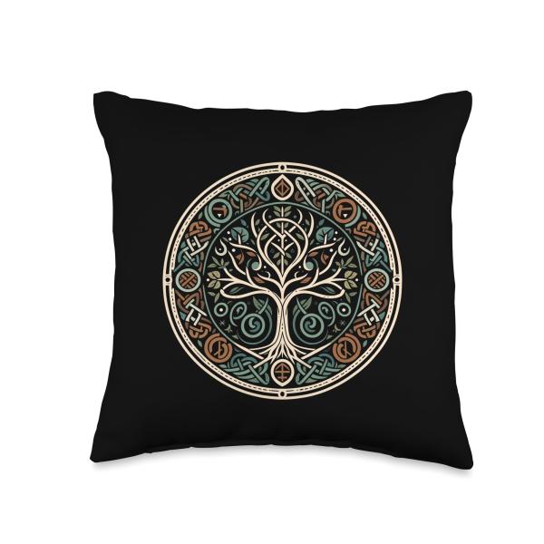 ・Embrace tranquility with this cute celestial Tree of Life design in Nordic art style. Perfect for those who cherish min...