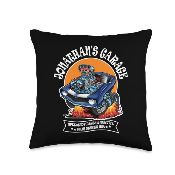・Awesome Jonathan's Garage Main Street USA hotrod classic car design perfect for anyone with the name Jonathan, son, fat...