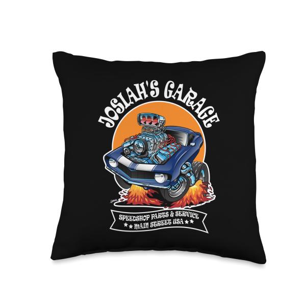 ・Awesome Josiah's Garage Main Street USA hotrod classic car design perfect for anyone with the name Josiah, son, father,...