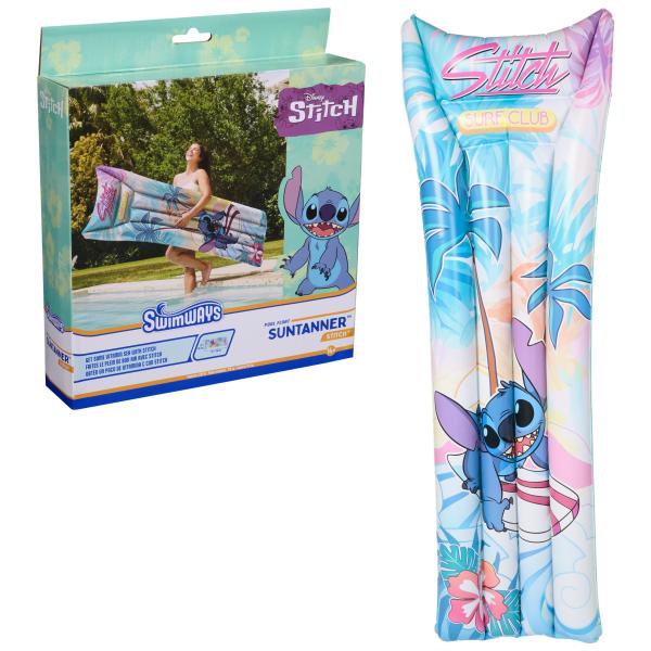 ・LILO ＆ STITCH THEME: Take Stitch out on the water with the Swimways Stitch Suntanner pool float・SUNTANNER: The included...