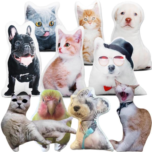 ・Custom Pet Pillows with Your Chosen Size - Our custom pillows come in 5 sizes to choose from: 10inches, 12inches, 14inc...