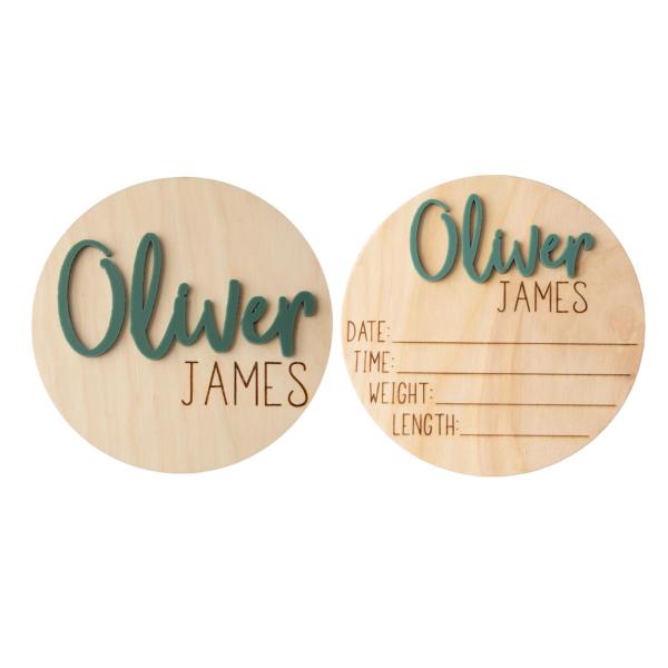 ・[SIZE ＆ MATERIAL] - 5" or 6" diameter, made from 1/4" thick premium birch wood, Each wood will have some variation in t...