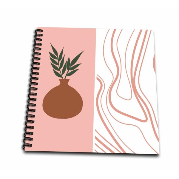 ・8 x 8 inches spiral bound glossy hard covered・9/16 inch twin loop wire binding spine・50 unlined pages, 8 x 7.75 inches ...